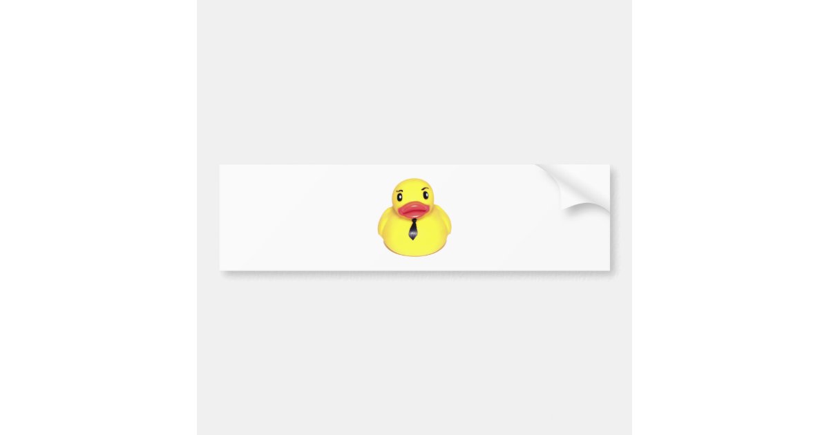 Business Duck Bumper Sticker | Zazzle