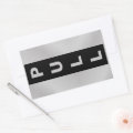 Business Entrance Exit Pull Door Rectangular Sticker | Zazzle