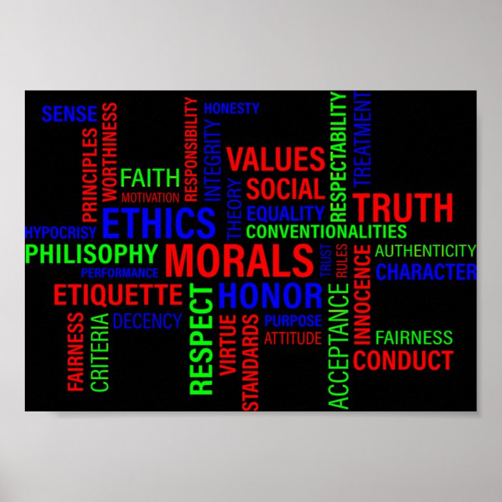Business Ethics Poster | Zazzle.com