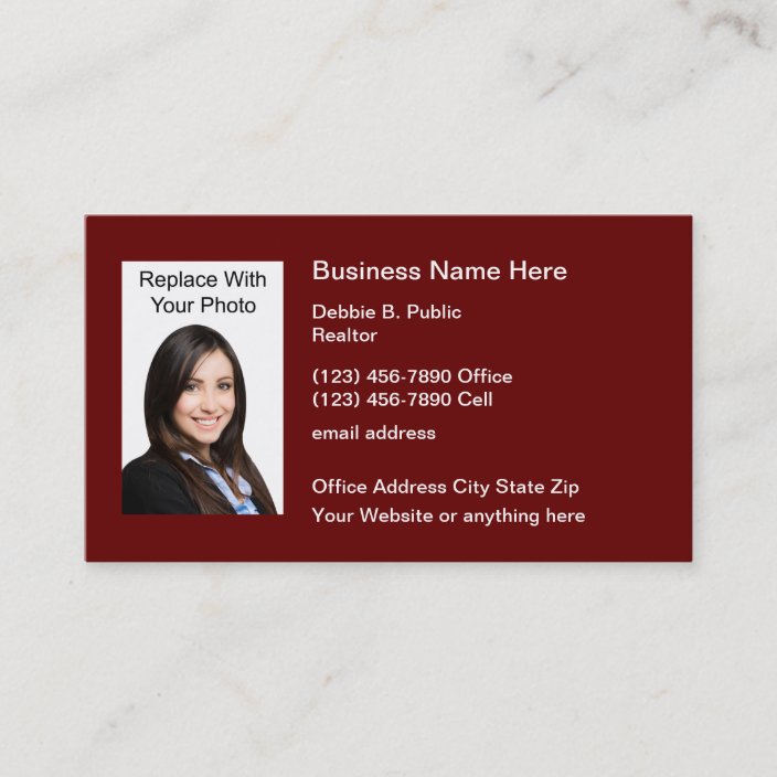 Business Executive Photo Template Business Card | Zazzle.com