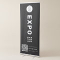 Business Expo Trade Fair Show Conference QR Code Retractable Banner ...