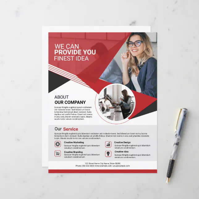 Business Flyer Template | Zazzle