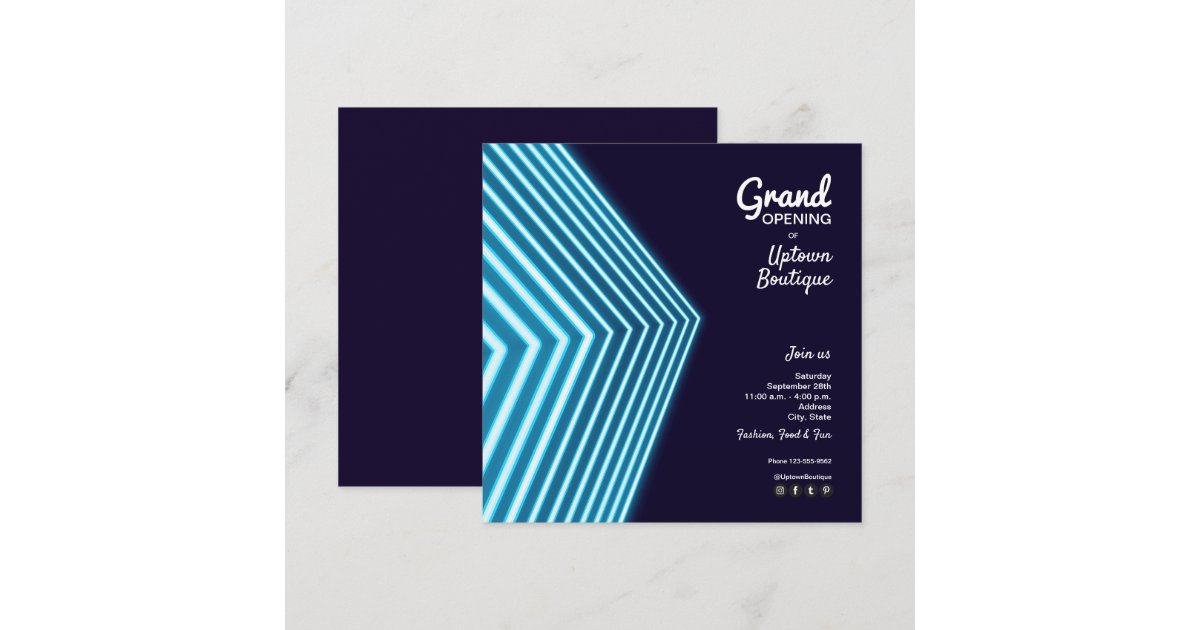 Business Grand Opening Invitation | Zazzle