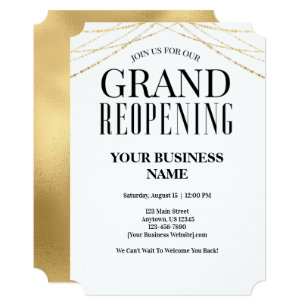 Office Grand Opening Invitations | Zazzle
