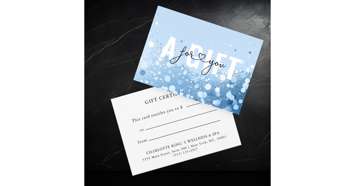 BUSINESS GRANT CERTIFICATE | GLITTER | Zazzle