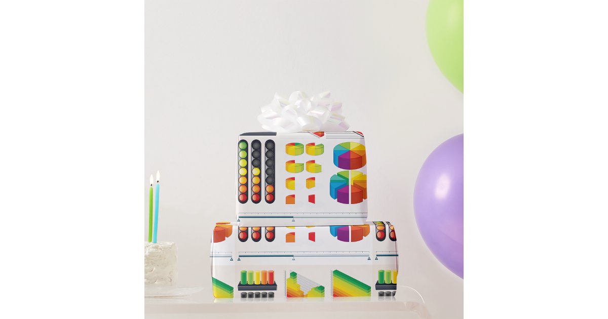 Business Graphs Wrapping Paper | Zazzle