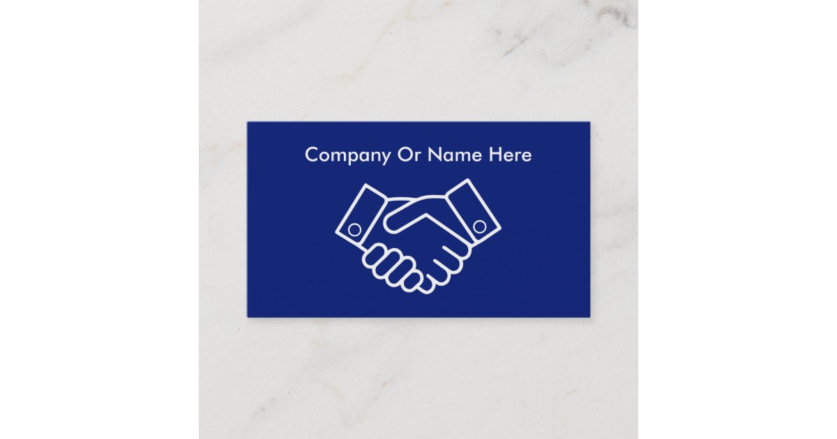 Business Handshake Business Card | Zazzle