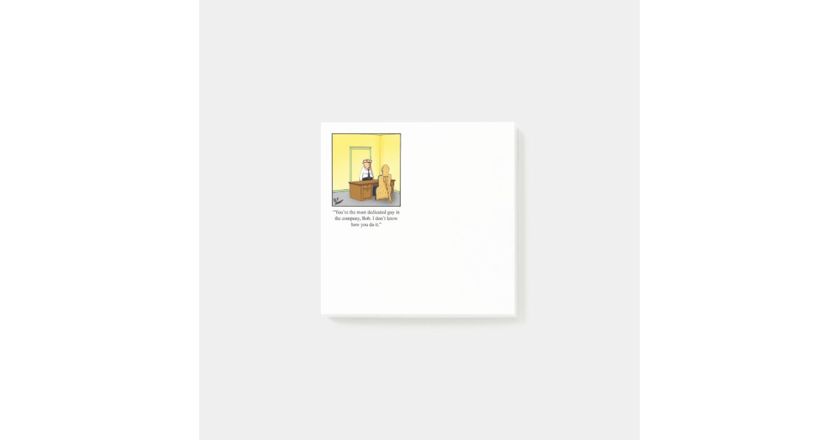 Business Humor "Great Job" Post-it Notes | Zazzle