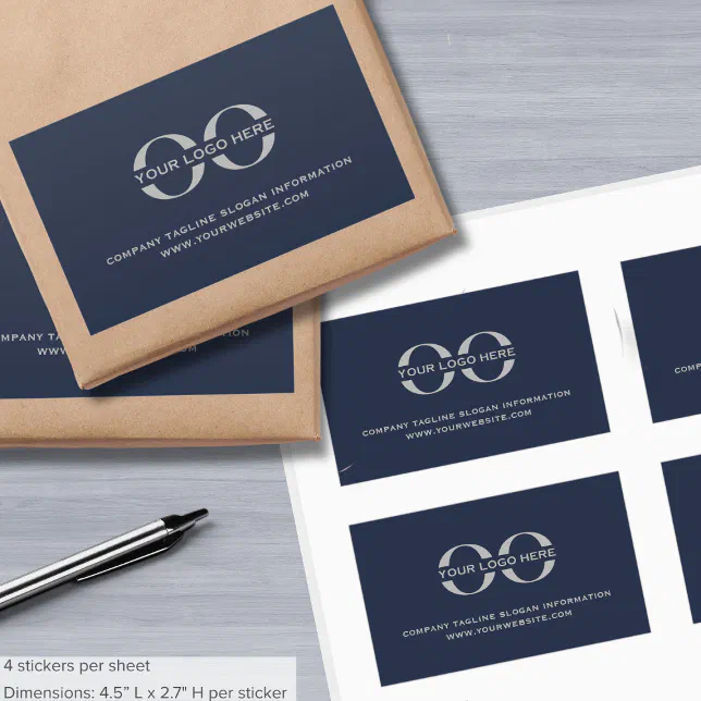 Business Labels with Custom Logo | Zazzle