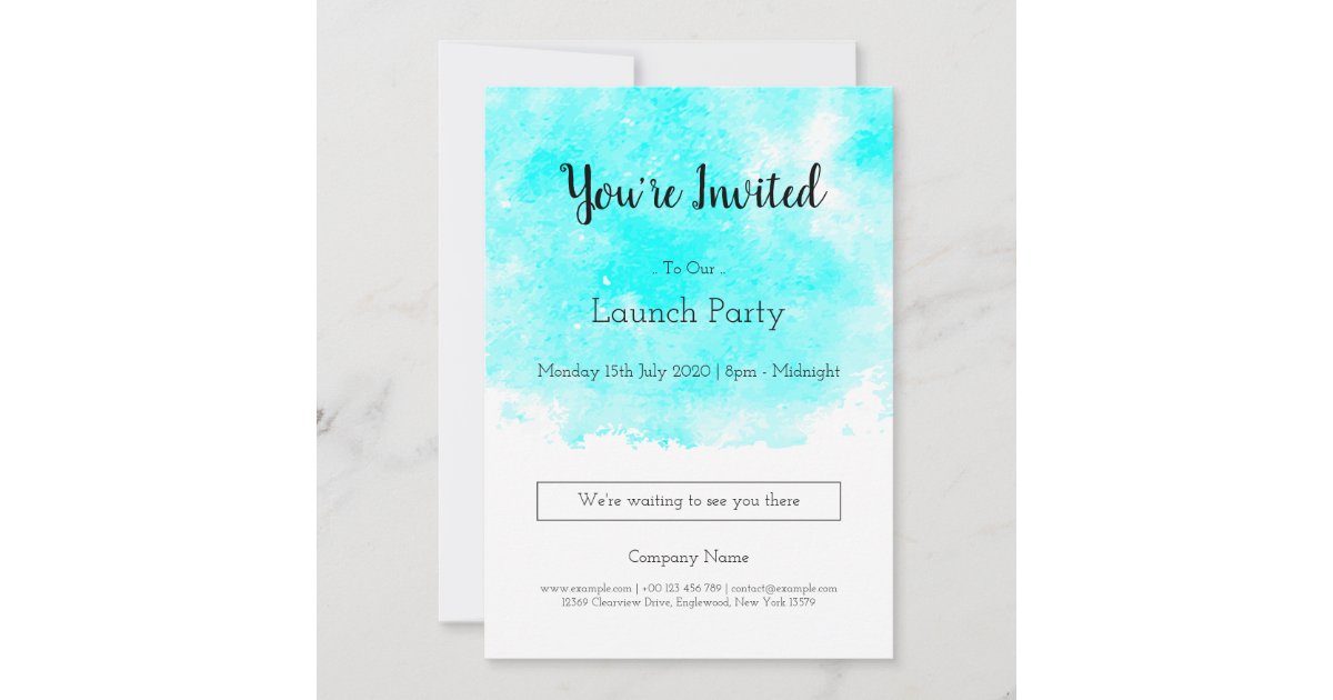 Business launch party invitation templates | Zazzle