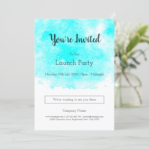 Business launch party invitation templates | Zazzle