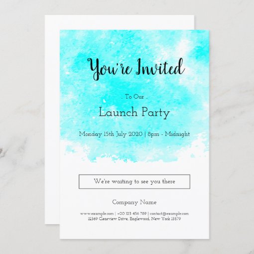 Business launch party invitation templates | Zazzle