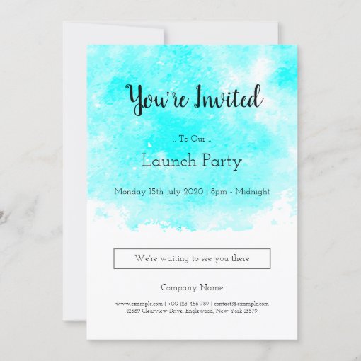 Business launch party invitation templates | Zazzle