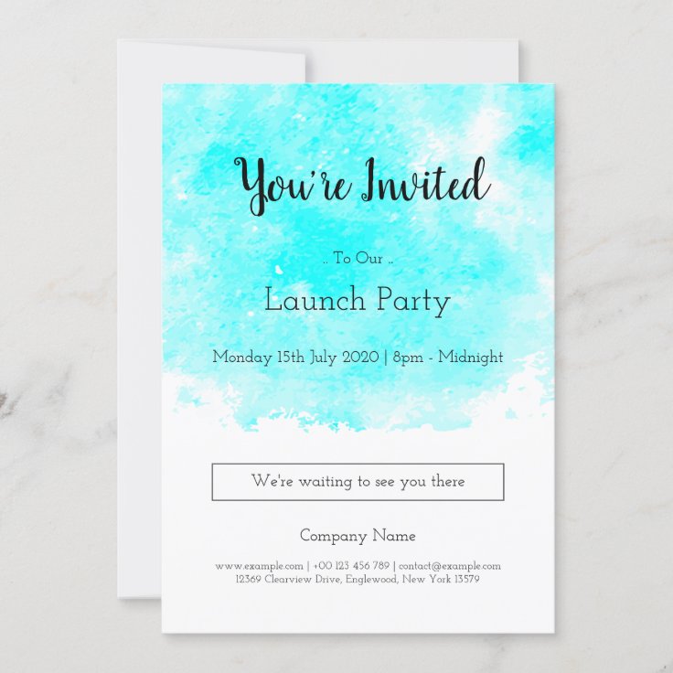 Business launch party invitation templates | Zazzle