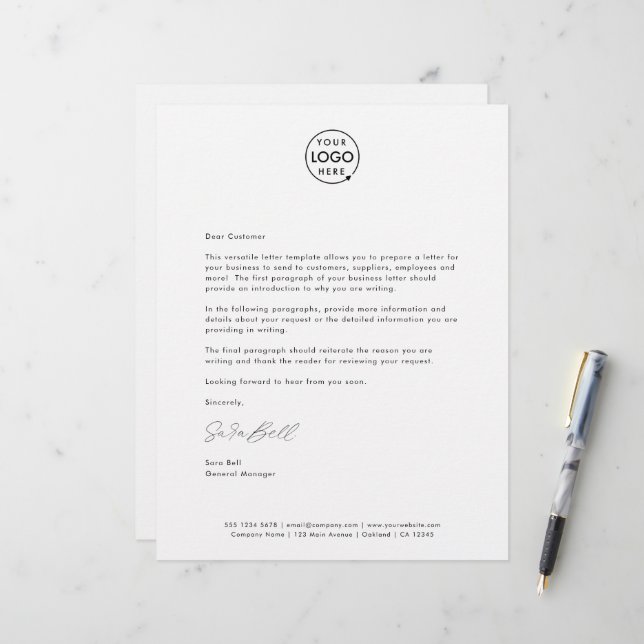 Formal Letter Signature