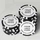 Business Logo and Text Simple Professional Poker Chips | Zazzle