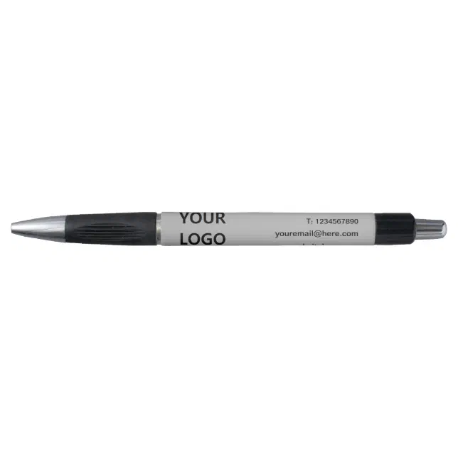 Business Logo and Text Your Company Promotion Pen | Zazzle
