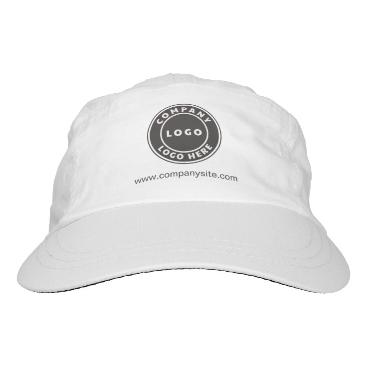 Business Logo and Website Custom Company Hat | Zazzle
