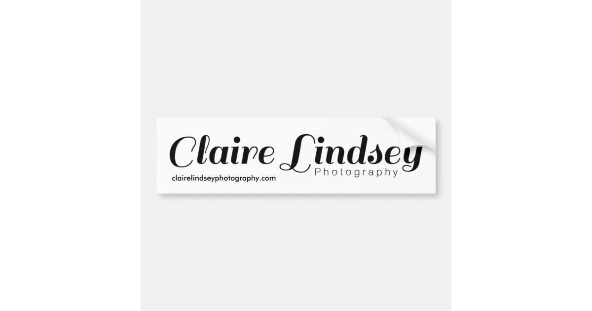 Business Logo Bumper Sticker | Zazzle