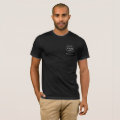 Business Logo Company Branded Staff Employee Name T-Shirt | Zazzle