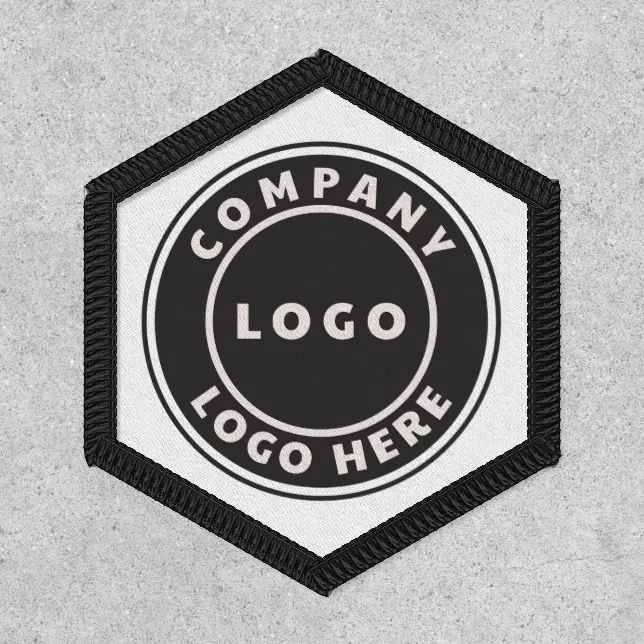 Business Logo Company Employee Staff Promotional Patch | Zazzle