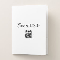 Business Logo Company Presentation QR Code | Zazzle