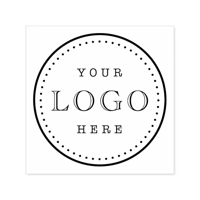 Business Logo Company Professional Custom Self-inking Stamp | Zazzle