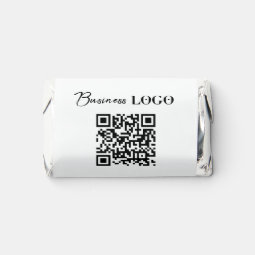 Business Logo Company Promotional QR Code Hershey's Miniatures | Zazzle