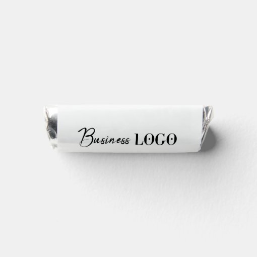 Business Logo Company Promotional QR Code Hershey's Miniatures | Zazzle