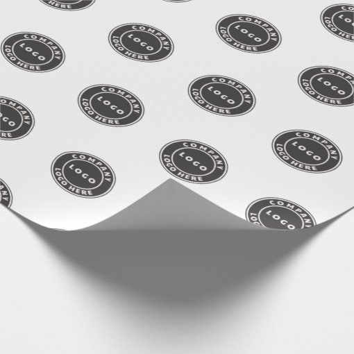 Business Logo Custom Company Employee Wrapping Paper | Zazzle