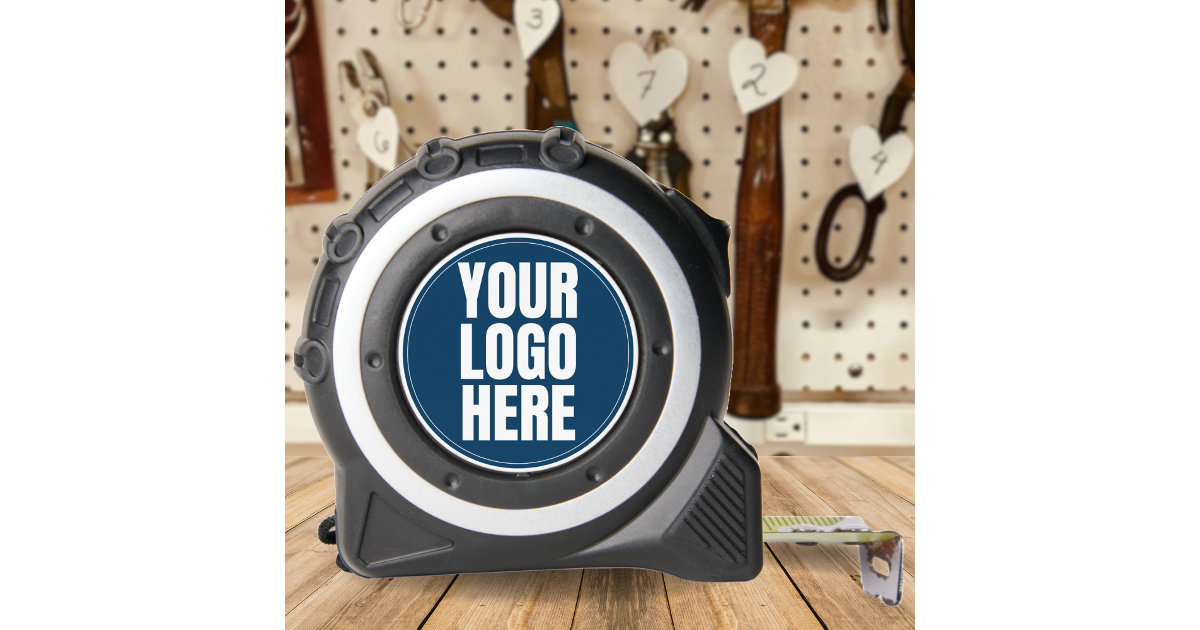 Business Logo Custom Company Photo Tape Measure | Zazzle