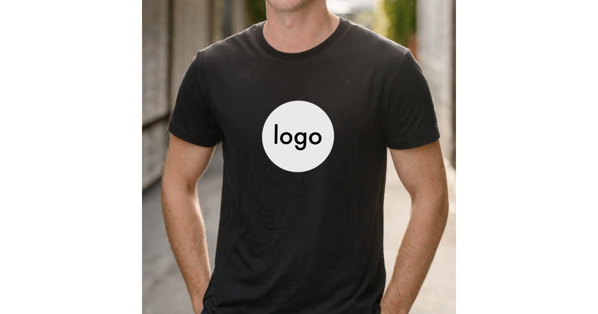Business Logo Custom Employee Company T-Shirt | Zazzle