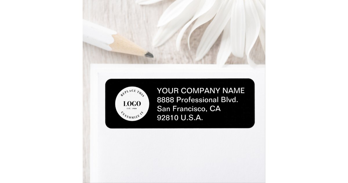 Business logo Custom Professional Corporate Label | Zazzle