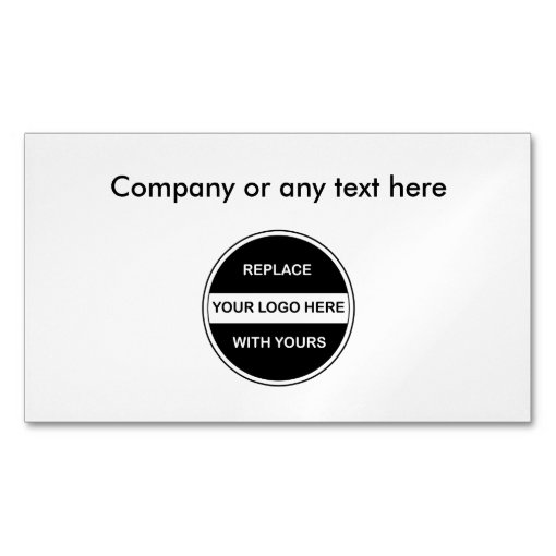 Business Logo Design Business Card Magnet | Zazzle