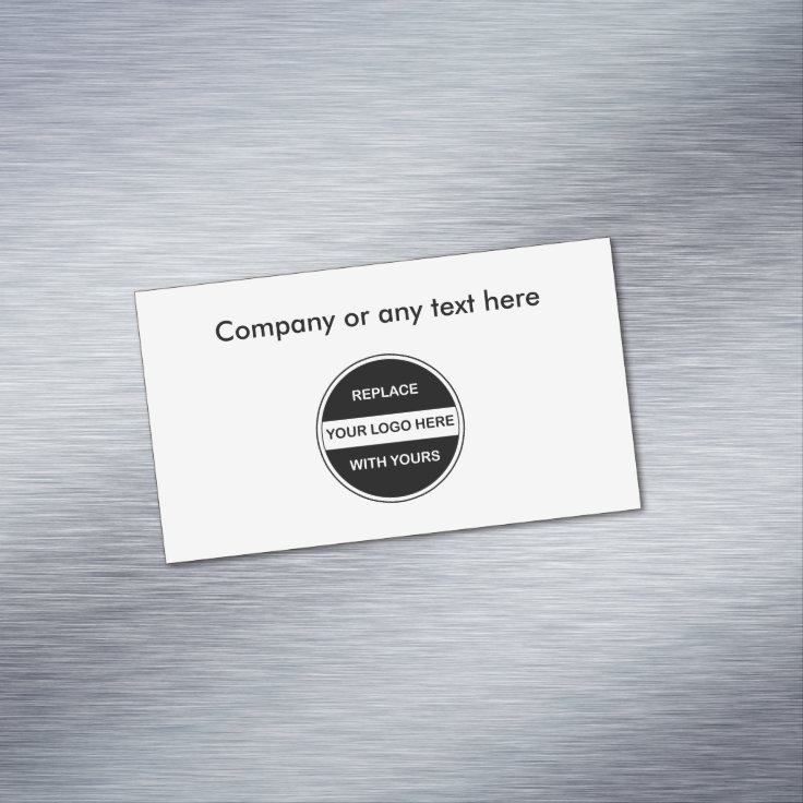 Business Logo Design Business Card Magnet | Zazzle