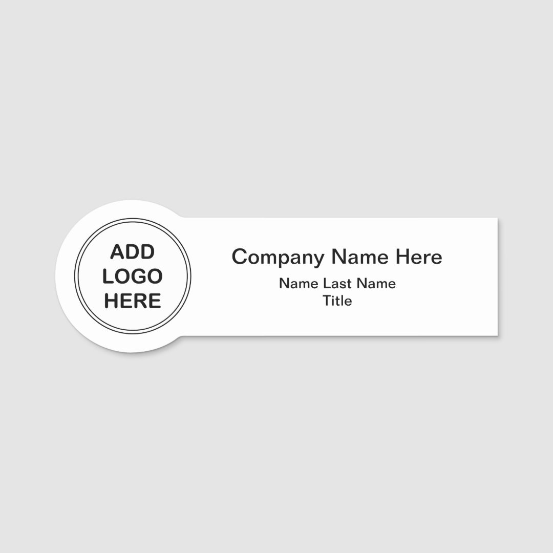 Business Logo Design Name Tag | Zazzle