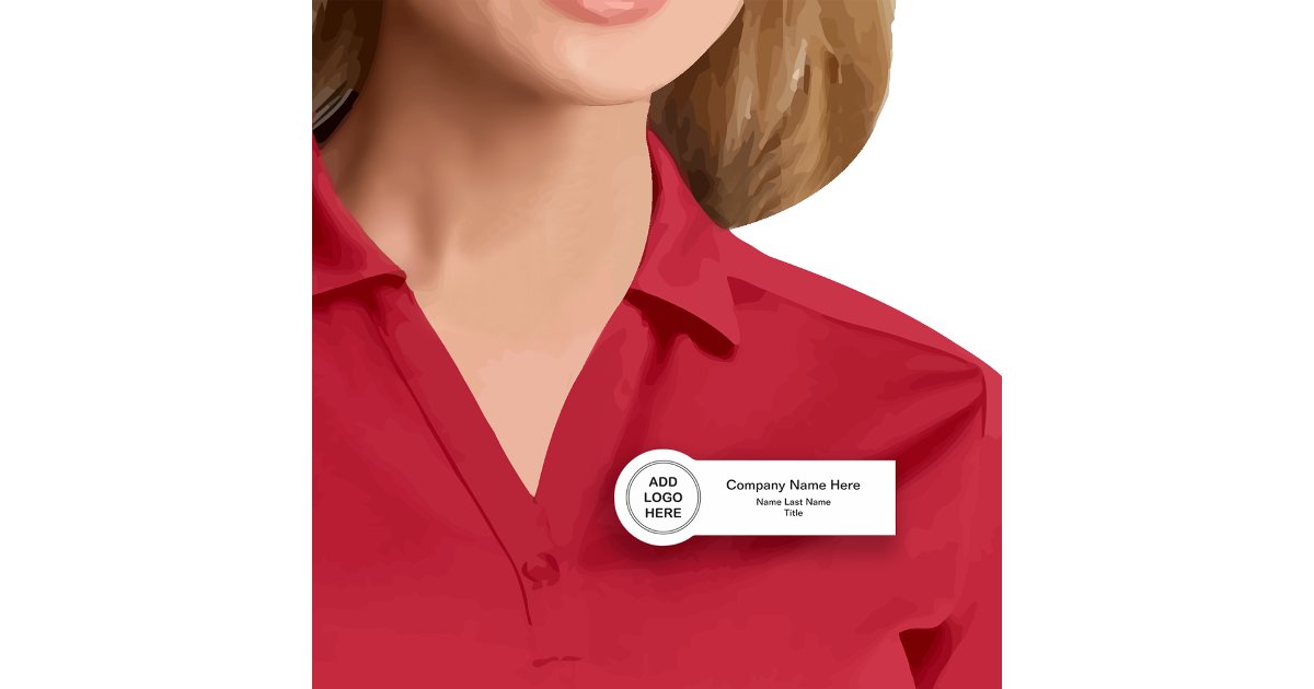Business Logo Design Name Tag | Zazzle