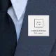 Business logo employee name tag button | Zazzle