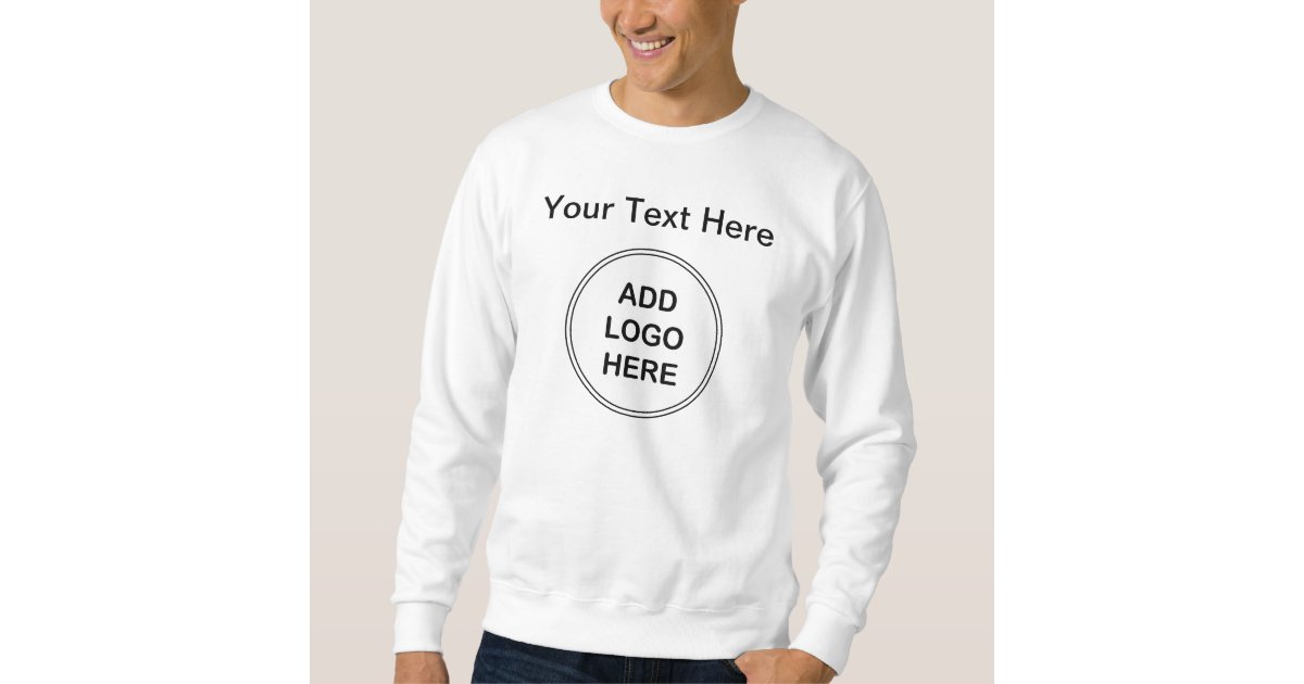 Business Logo Employee Work Sweatshirts | Zazzle