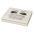 Business Logo Eyelash Makeup Artist Beauty Salon Rubber Stamp | Zazzle