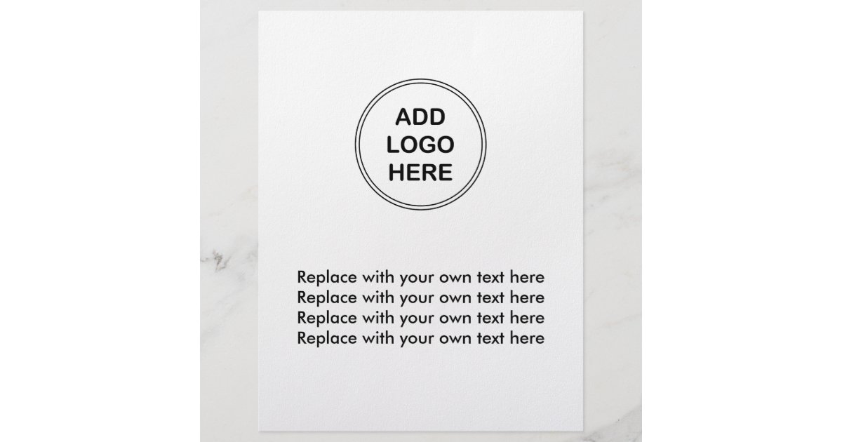 Business Logo Flyer Template | Zazzle