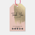Business Logo Hang Tag Price Clothing Swing Tags | Zazzle