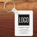 Business Logo Keychain | Zazzle