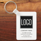 Business Logo Keychain | Zazzle