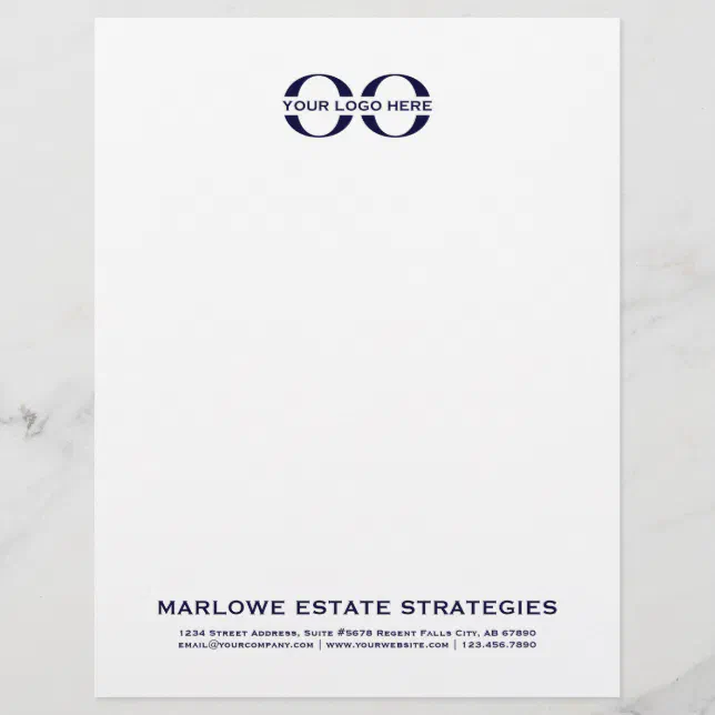 Business Logo Letterhead | Zazzle