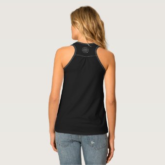 Business Logo | Modern Black Employee Workwear Tank Top | Zazzle