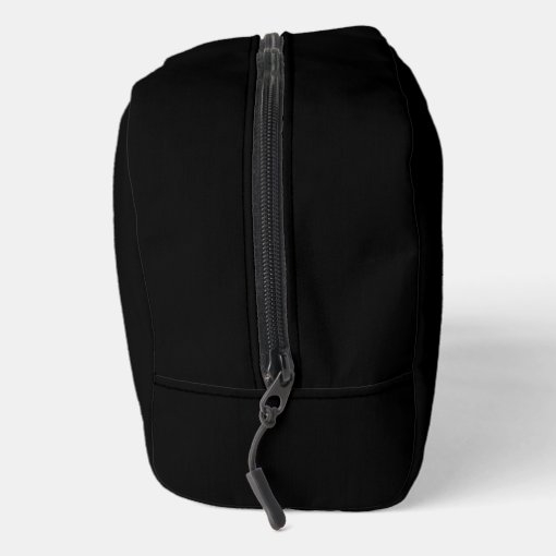 Business Logo Modern Stylish Trendy Black Dopp Kit | Zazzle
