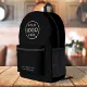 Business Logo Modern Stylish Trendy Black Printed Backpack | Zazzle