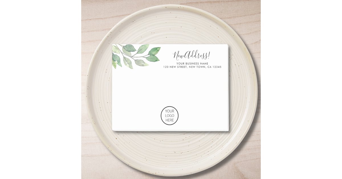 Business Logo Moving Announcement Post-it Notes | Zazzle