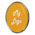 Business logo orange golf ball marker | Zazzle
